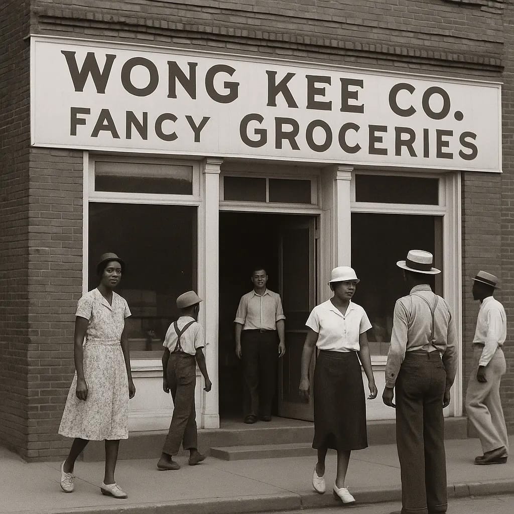 The Asian Grocery Store in Sinners is Historically Accurate